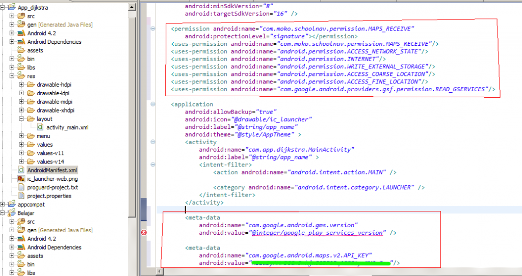 Android - Aplikasi dijkstra rute angkutan umum - latcoding.com