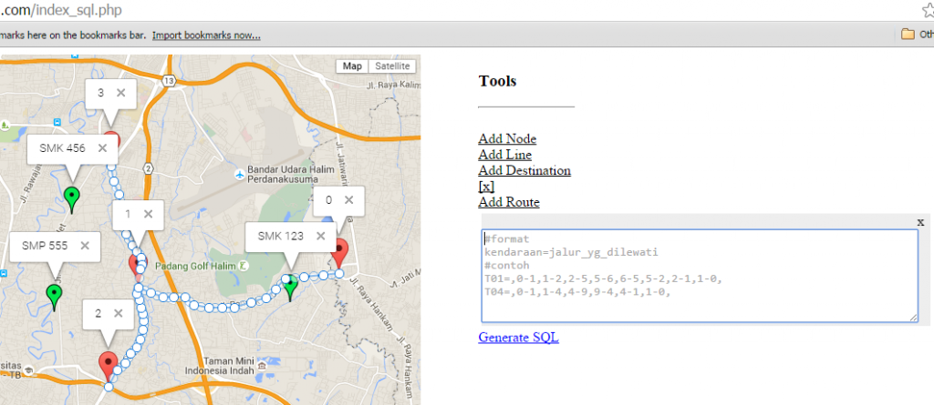 Implementasi algoritma dijkstra di PHP - latcoding.com