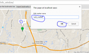 Create and edit popup marker in google map v3 - latcoding.com