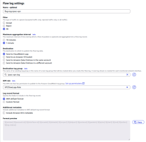 AWS VPC Flow Logs: Capture incoming and outgoing traffic - latcoding.com