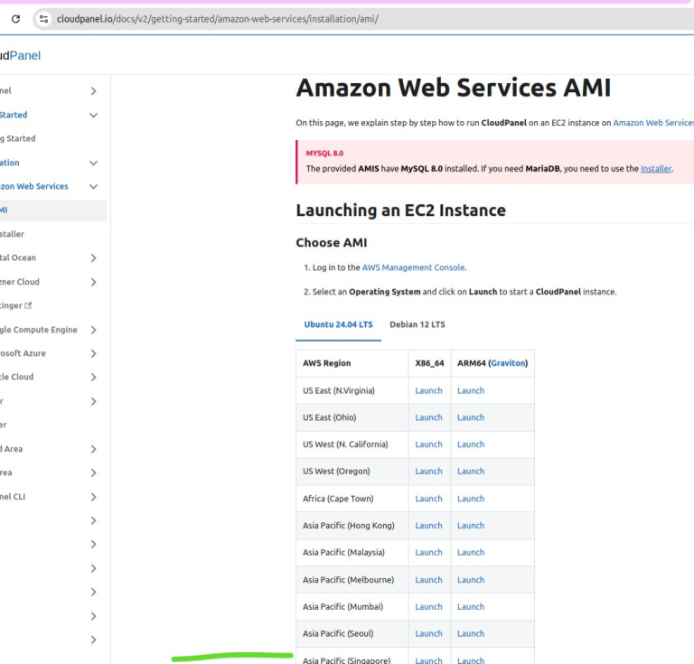 How To Install Cloudpanel On Ec2 Instance Aws Cloud